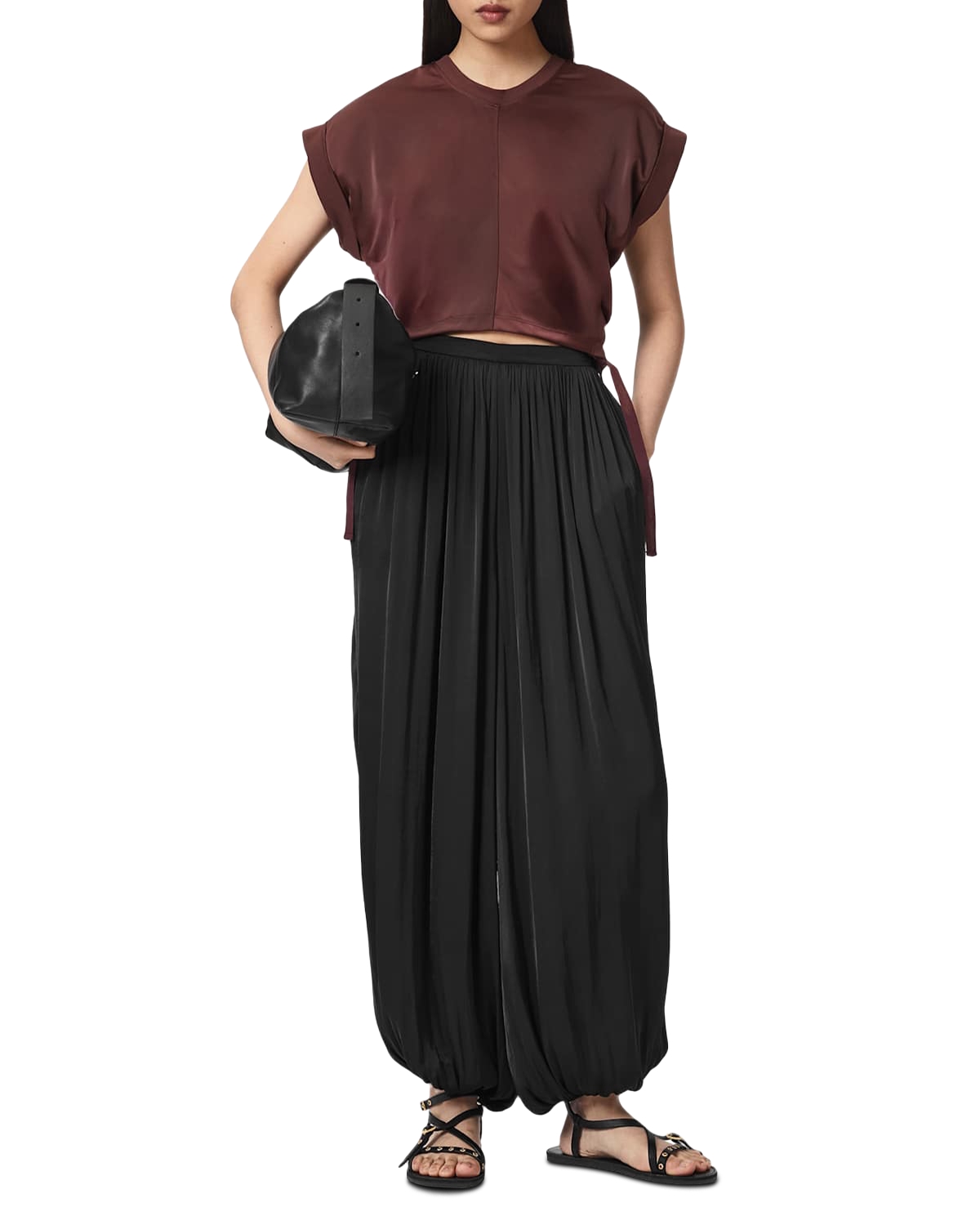 ALLSAINTS Mira Satin Tee